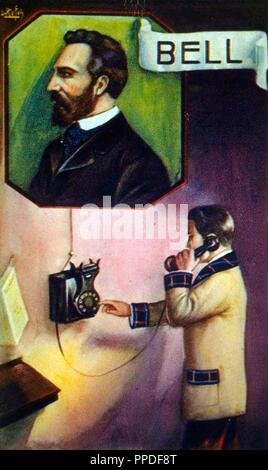 Alexander Graham Bell - American Inventor of telephone Stock Photo - Alamy