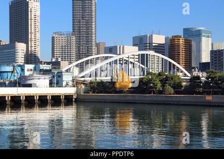 Tokyo skyline - modern residential neighborhoods with high rise ...