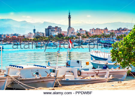 Port of Tripoli Stock Photo: 23088669 - Alamy