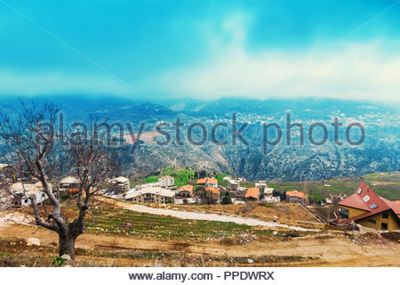 Wadi Qadisha, Qadisha Valley, Lebanon, Middle East Stock Photo ...