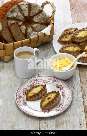 Traditional Finnish breakfast porridge with butter Stock Photo - Alamy