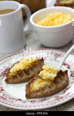 Traditional Finnish breakfast porridge with butter Stock Photo - Alamy