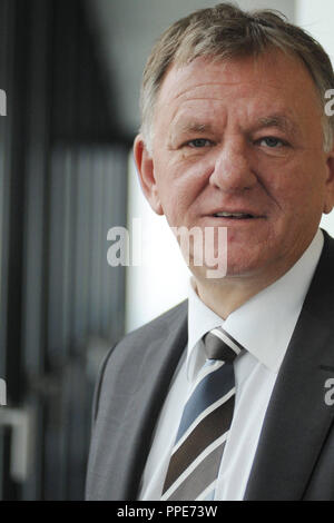 Andreas Renschler, member of the board of automobile company Daimler ...