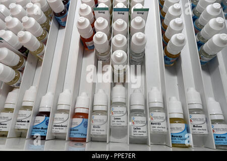 Owner Daria Aibabina offers electric cigarettes with and without ...