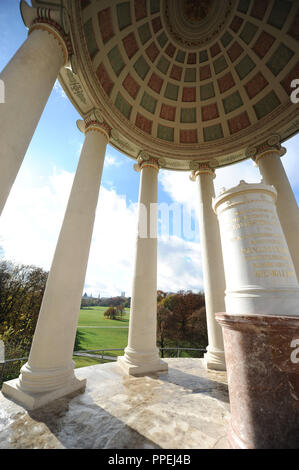 The newly renovated monopteros in the English Garden shines in the ...