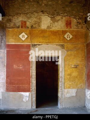 Shell mural, House of Venus in the Shell, Ancient City of Pompeii ...