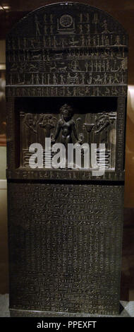 Egyptian Art. The Metternich Stela. Dated between 360 and 342 BC Stock ...
