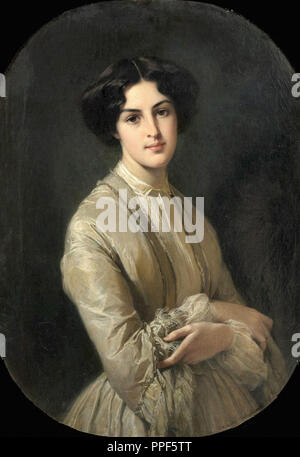 Dubufe Louis Edouard - Portrait De La Comédienne Harriet Smithson Stock ...