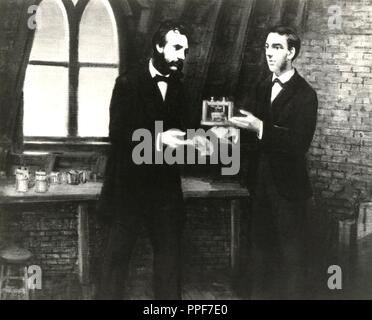 Bell, Alexander Graham and Watson, Thomas A Stock Photo - Alamy