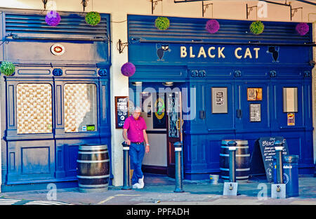 Black Cat, Catford, London Stock Photo - Alamy