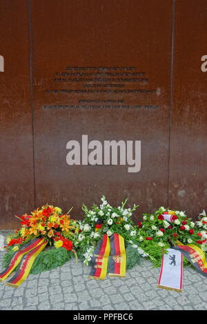 Berliner Mauer, Gedenken an die Maueropfer am 13.8.2018 - Berlin Wall ...