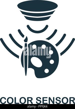 Color Sensor icon from sensors icons collection. Creative two colors ...