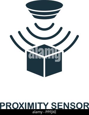 Proximity Sensor icon from sensors icons collection. Creative two colors design symbol proximity ...