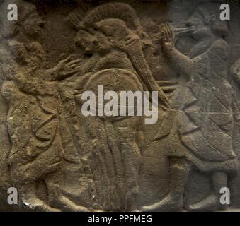 fine arts, ancient world, Etruscans, sculpture, sun chariot, bronze ...