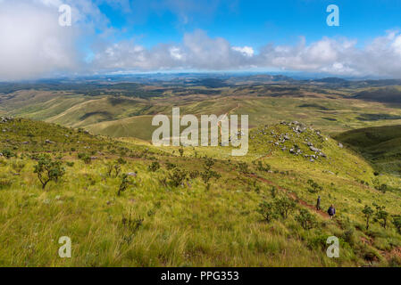 Views form the slopes of Mt Inyangani in Zimbabwe's Nyanga National ...