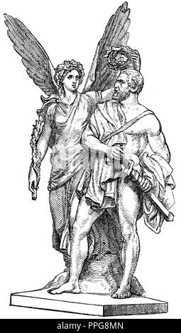 victory goddess, victoria, roman mythology, victorias Stock Photo - Alamy