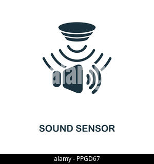Sound Sensor icon from sensors icons collection. Creative two colors ...