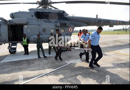 Allahabad, India. 26th Sep, 2018. Allahabad: IAF show their skill as ...