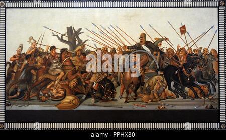 Modern reconstruction of Battle of Issus, between Alexander the Great ...