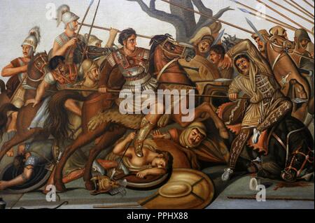 Modern reconstruction of Battle of Issus, between Alexander the Great ...