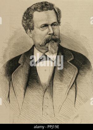 Joseph Roswell Hawley (1826 – 1905). North American politician ...
