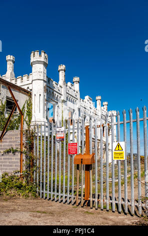 HOLYHEAD / WALES - APRIL 30 2018 : The border control is ready for ...