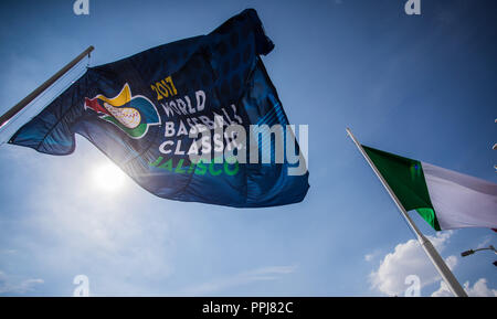 FLAG, Flag of World Baseball Classic BANDERA. Aspects prior to Puerto ...