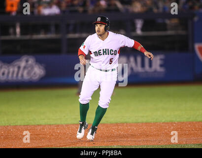 Brandon Laird de Mexico, durante el partido entre Mexico vs Puerto Rico ...