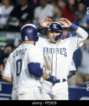 Christian Villlanueva. Baseball action during the Los Angeles Dodgers ...