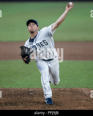 Robbie Erlin. Baseball action during the Los Angeles Dodgers game ...