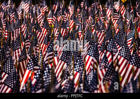 Field of Flags First Congregational Church Essex, Connecticut, USA ...
