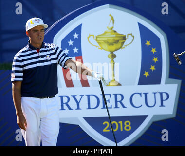 Rickie Fowler during the preview day at The Royal St George's Golf Club ...