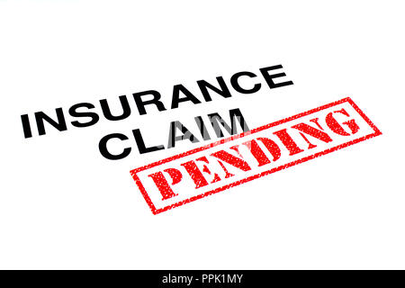 Insurance Claim heading stamped with a red APPROVED rubber stamp Stock ...