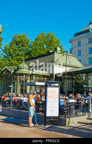 HELSINKI Kappeli cafe bar restaurant a popular alfresco summer meeting ...