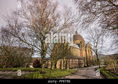 The Copper Domed Chapel of Giggleswick School on a Hilltop near Settle ...