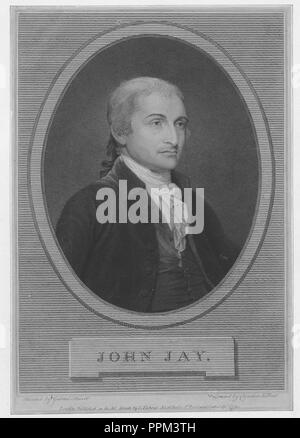 This portrait is of John Jay, a founding father of the United States ...