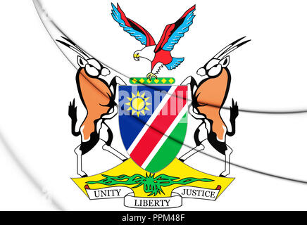 Coat of arms of the Republic of Namibia Stock Photo - Alamy