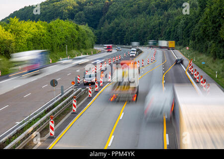 german highway under construction with trucks and digger Stock Photo ...