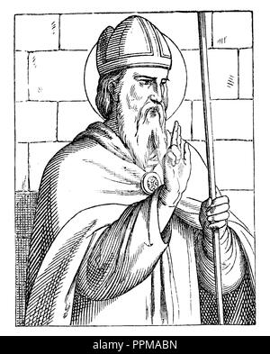 Fulgentius of Ruspe, holy Stock Photo - Alamy