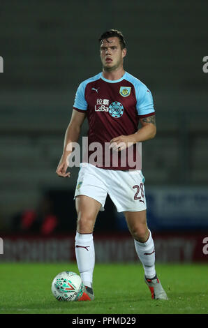 Burnley's Kevin Long Stock Photo - Alamy