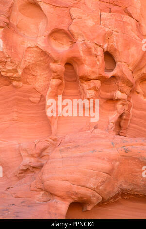 Redstone outcrop, Lake Mead National Recreation Area, Nevada Stock ...