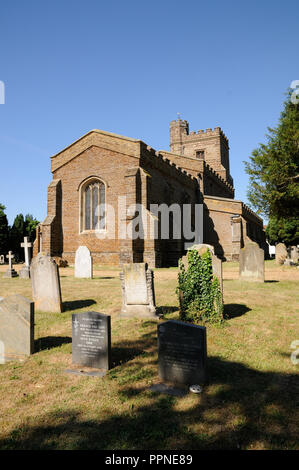 The Church of St James, Silsoe, Bedfordshire. Built of ironstone it ...