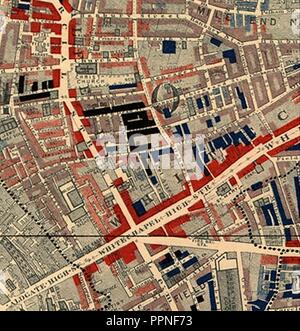 Booth map of Whitechapel Stock Photo - Alamy