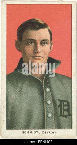 Boss Schmidt, Detroit Tigers, baseball card portrait Stock Photo - Alamy