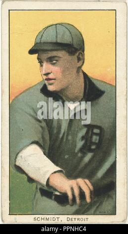 Boss Schmidt, Detroit Tigers, baseball card portrait Stock Photo - Alamy
