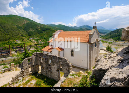 Church of the Ascension, Kisha se Shëlbuemit, Fan River, Rubik, Mirdita ...