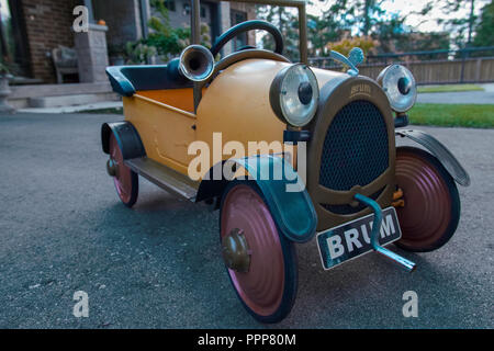 Replica (pedal car) of the famous BRUM, main character of the very ...