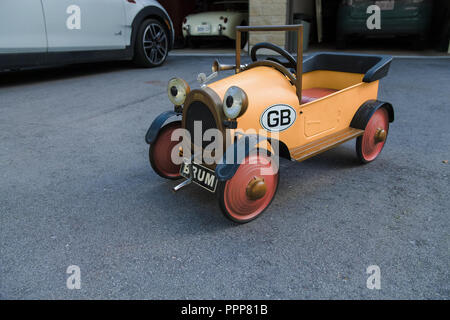Replica (pedal car) of the famous BRUM, main character of the very ...