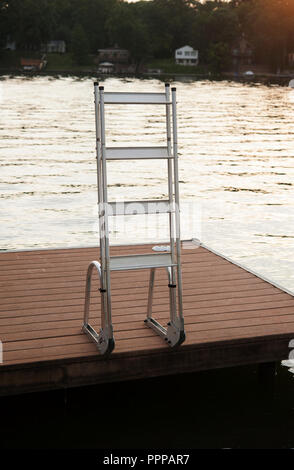 Lake Schaffer, Monticello, Indiana, USA, North America Stock Photo - Alamy