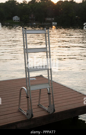 Lake Schaffer, Monticello, Indiana, USA, North America Stock Photo - Alamy